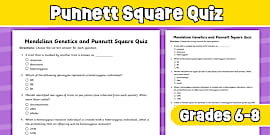Genetics Crossword Puzzle for 6th-8th Grade