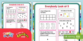 FREE! - 👉 Numberblocks: Blockzilla Comparing Numbers Activity