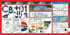 Holidays Around the World Posters (Teacher-Made) - Twinkl