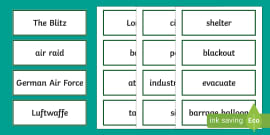 The Blitz Word Mat (teacher made) - Twinkl