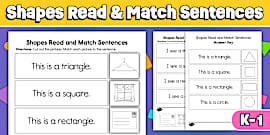 Summer Read and Match Sentences Cut and Paste Worksheets