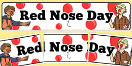 FREE! - Face Template Activities - Red Nose Day Colouring Resources