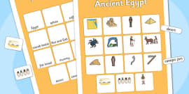 Ancient Egypt Vocabulary - KS2 - Word Card Resource