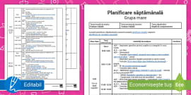 FREE! - La săniuș – Model de planificare săptămânală grupa mică