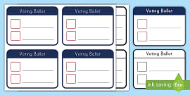 Voting Station Signs - KS1 (teacher made) - Twinkl