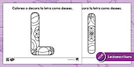 Hoja de actividad: La letra L