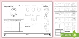 Indonesian Numbers 6-10 Handwriting Activity - Twinkl