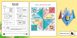 Easter Joke Cards (teacher made) - Twinkl