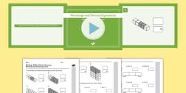 KS2 Maths SATs Pie Charts Questions Assessment pack - Twinkl