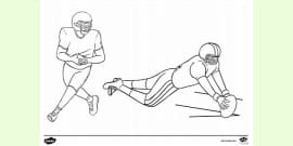FREE! - NFL Pitch Colouring | Colouring Sheet (teacher made)