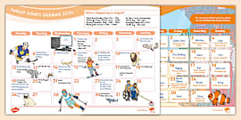 October Events Calendar 2023 (teacher made) - Twinkl