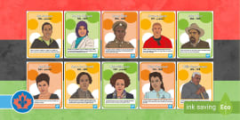 Remarkable Black Canadians Display Posters (teacher made)