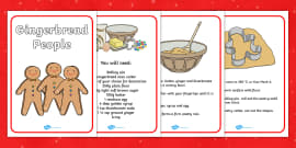 The Gingerbread Man Small World Characters - EYFS, Early Years, Small World