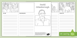 David Attenborough Biography Template (teacher made)