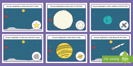 FREE! - Space Word Mat - Space, word mat, writing aid, topic words, moon