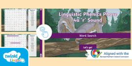 Linguistic Phonics Phase 4a ‘u-e’ Sound Interactive Word Search