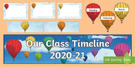Class Timeline Template