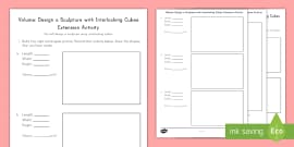 Volume is Additive With Models Activity for 3rd-5th Grade