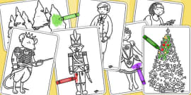 The Nutcracker Stick Puppets