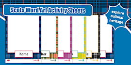 Scots Language Word Mat