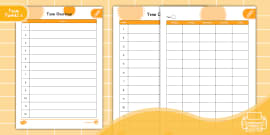 Teacher Planner Blank Term Planning Overview (teacher made)