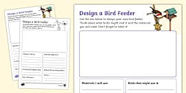 Design a Bird Box Worksheet (teacher made) - Twinkl