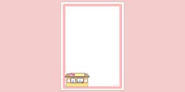 FREE! - Banquet Food Page Border | Page Borders | Twinkl