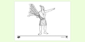 FREE! - Māui Directing Harakeke Gathering Weaving | Colouring Sheets