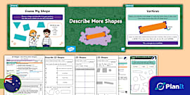 Phase 1 Space: 2D Shapes (Name 2D Shapes) Lesson 1 - Twinkl