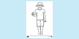 FREE! - Trainers Outline Colouring Sheet | Colouring Sheets