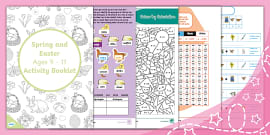 KS2 Spring Maths Activity Booklet (Ages 7 - 9)