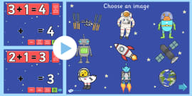 Counting in Space with Zid the Alien PowerPoint Game
