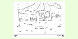 FREE! - Be Polite Holding Door Colouring Sheet | Colouring Sheets