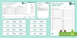Level 1 Phonics Assessment Pack (teacher made)