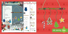 FREE! - Phases of the Moon Mobile Craft - Twinkl