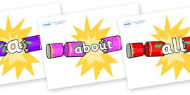 FREE! - 100 High Frequency Words on Christmas Trees (Decorated)