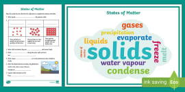 Changing States of Matter Lesson Plans and Resources