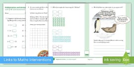 Year 4 Multiplication And Division Worksheet - Maths