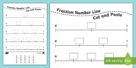 Fraction Number Lines | Grade 4–6 Math | Twinkl - Twinkl