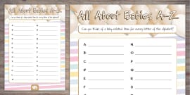 Baby Shower Bingo Game Printable | Twinkl Party - Twinkl