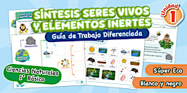 Pack de Ciencias de la Naturaleza: Seres vivos y seres inertes