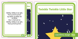 Nursery Rhymes Twinkle Twinkle Little Star PowerPoint - Twinkl
