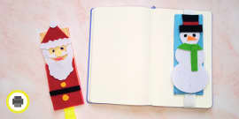 FREE! - Christmas Bookmark Craft Activity (Teacher-Made)