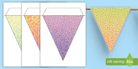 Colourful Bunting - Classroom Display Resource
