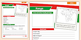 KS1 Kenya Activity Booklet - Twinkl - Geography