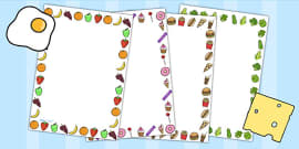 FREE! - Cupcake Page Border (teacher made)