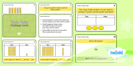 Year 2 Place Value Challenge Cards (teacher made)