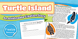 Turtle Island Primary Reading Comprehension