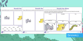 Pythons Differentiated Worksheet / Worksheets