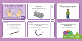 All About Me Gross Motor Activities Cards | Twinkl Resources